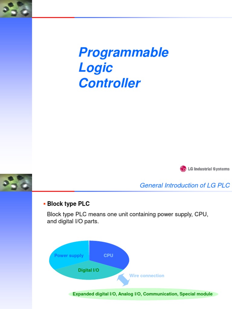 PLC General | PDF | Programmable Logic Controller | Input/Output