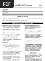 Tongan Passport Application Form | PDF | Justice | Crime & Violence