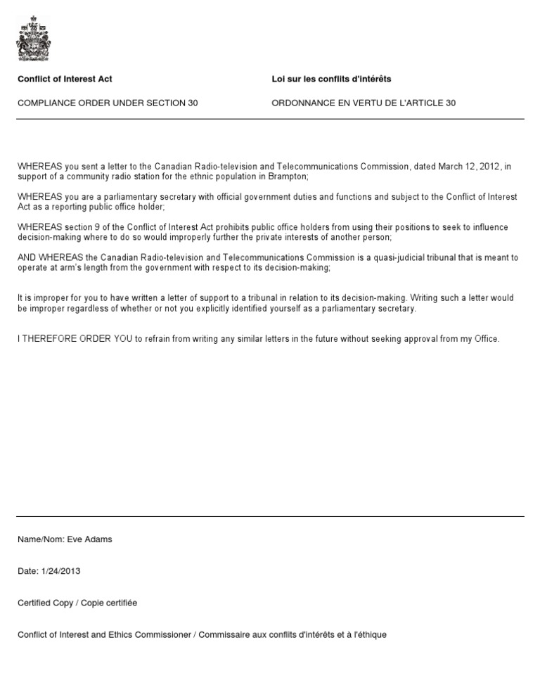 Compliance Order | PDF