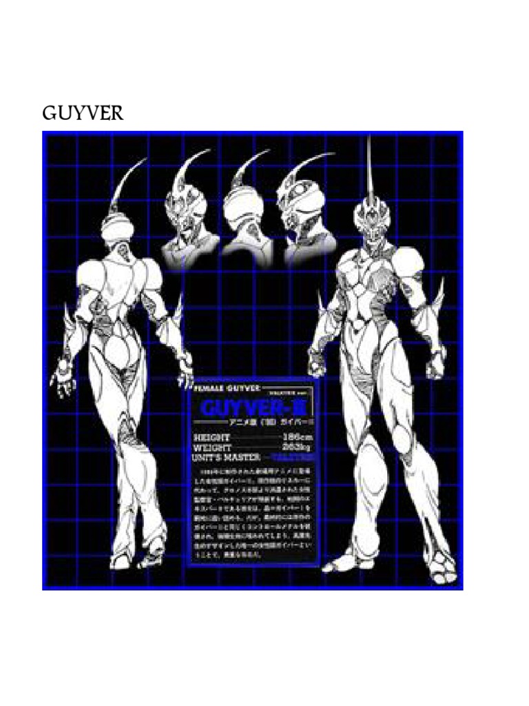 Guyver Transformation and Abilities Guide | PDF | Gravity | Mass