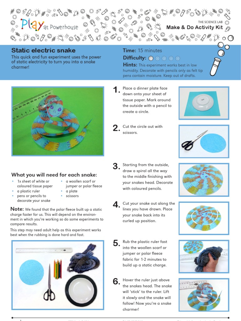 Static Electric Snake Charmer | PDF