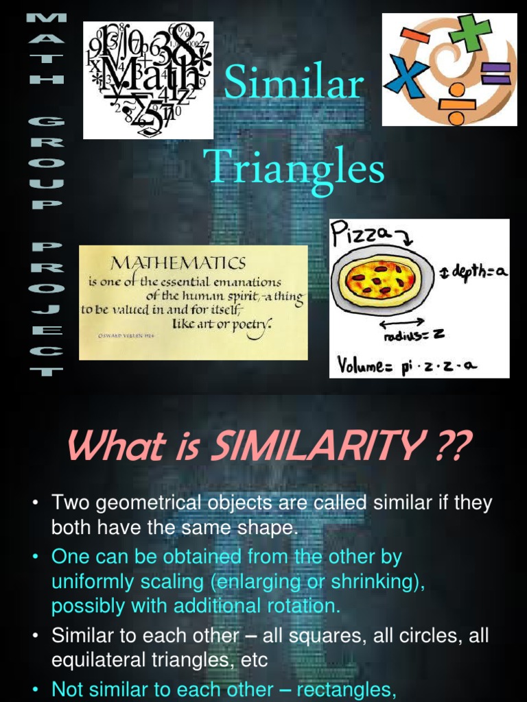 Similar Triangles | PDF | Triangle | Euclid