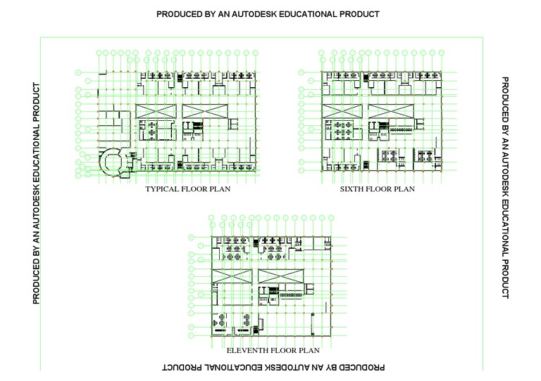 Detailed Sixth and Eleventh Floor Plans | PDF | Business