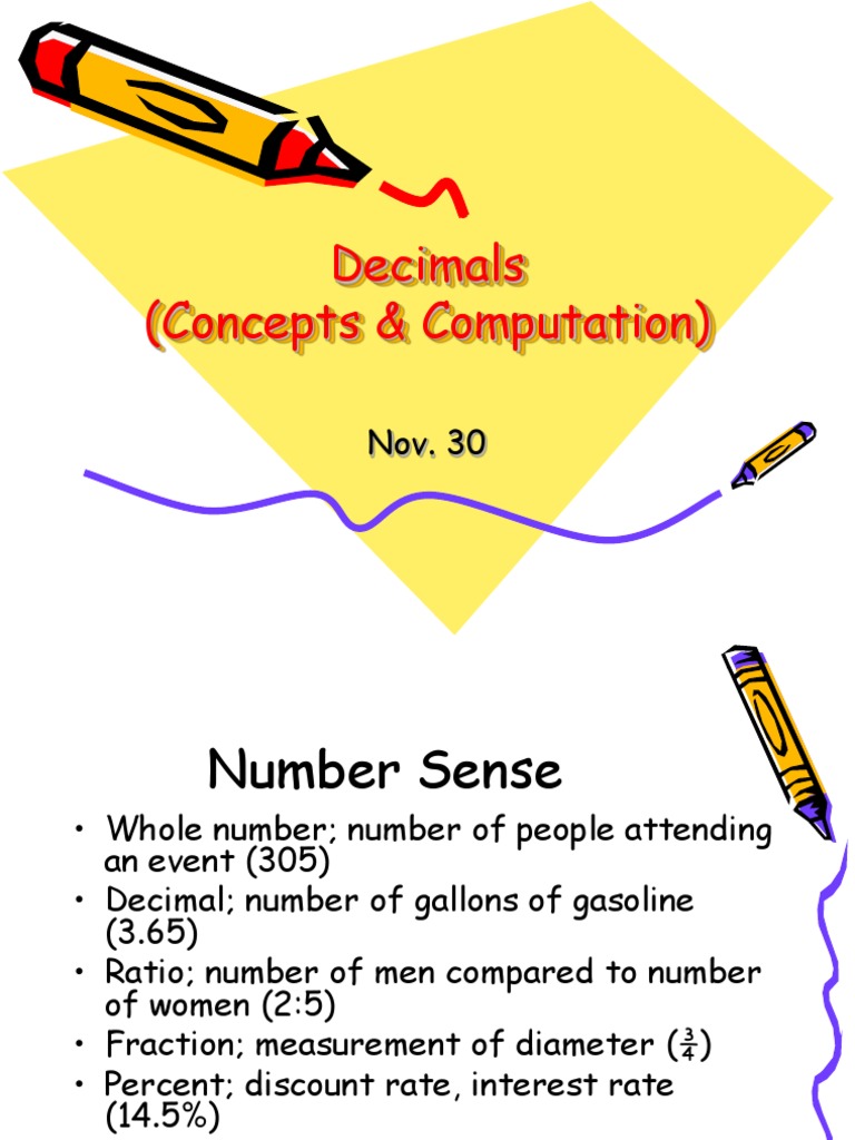 Decimals (Concepts & Computation) | PDF