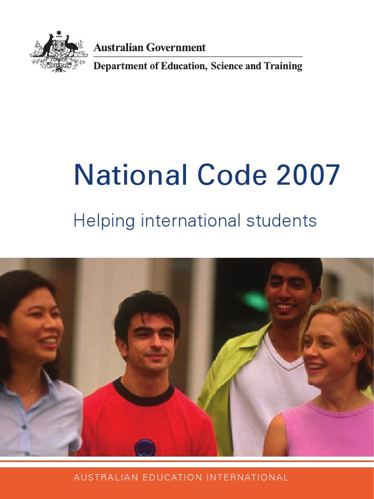 National Code 2007: Helping International Students | PDF
