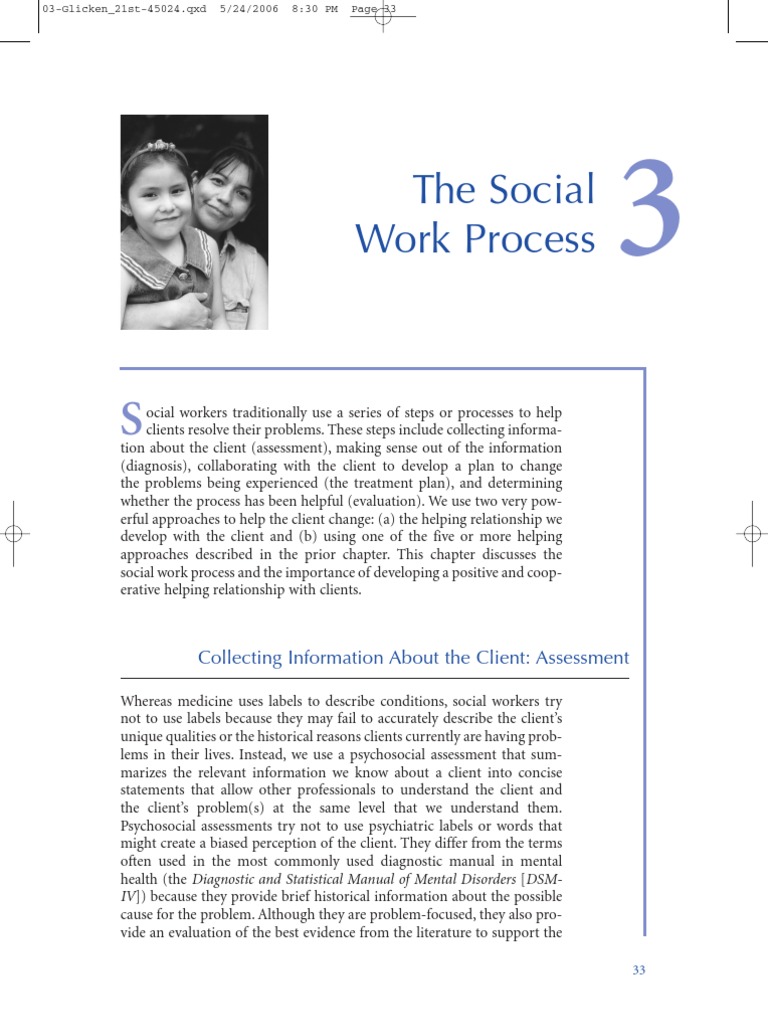 The Social Work Process | PDF