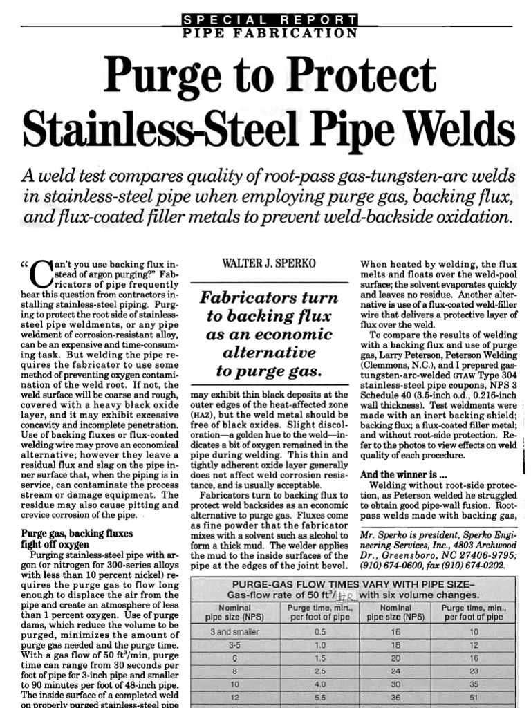 Purging - Piping | PDF | Welding | Construction