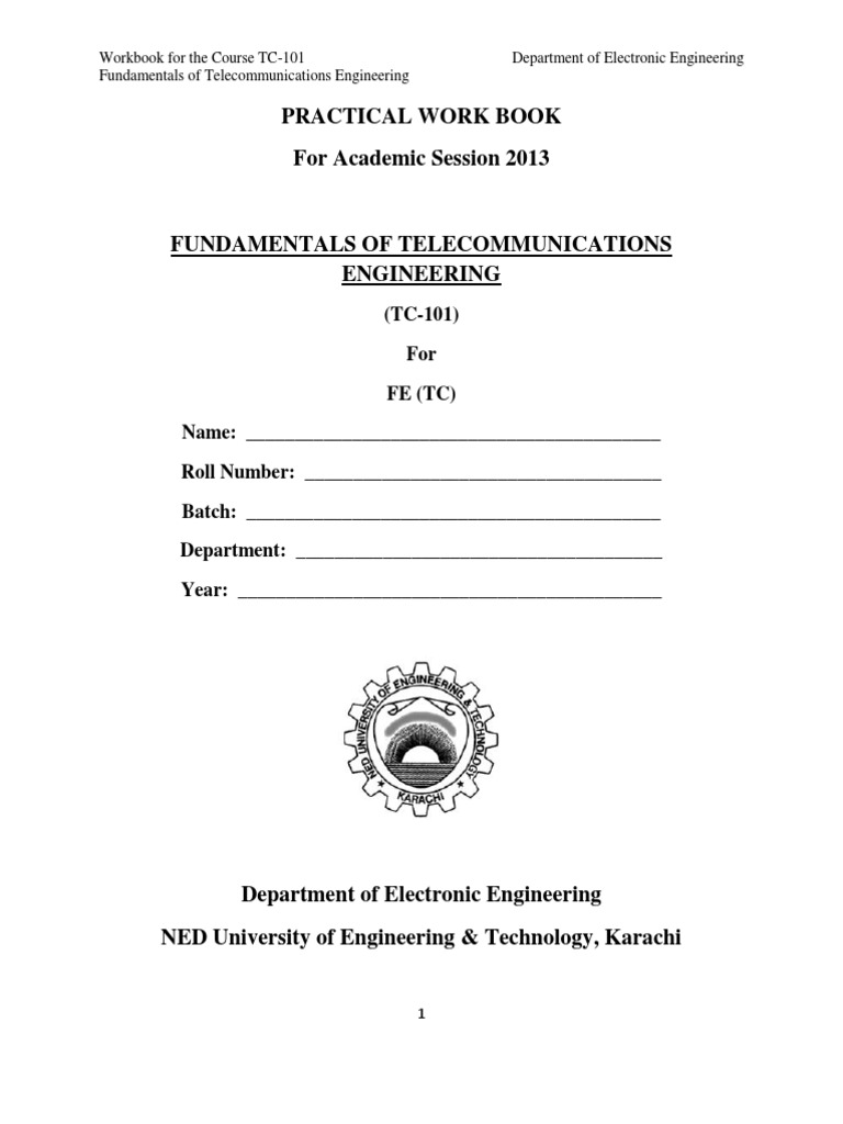 TC-101 Telecommunications Workbook | PDF | Random Access Memory ...