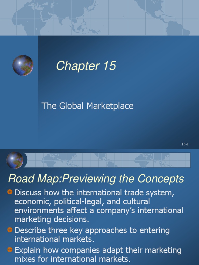 The Global Market Place | PDF | Trade | Market (Economics)