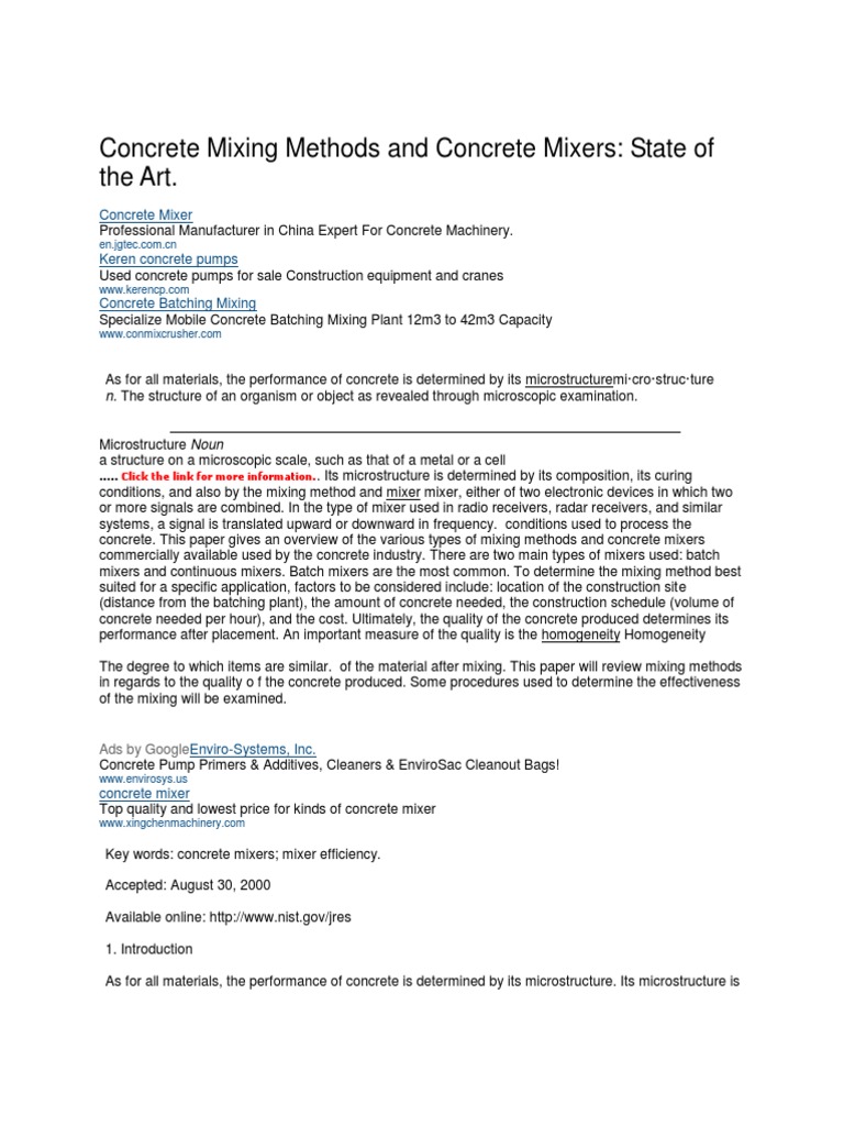 Concrete | PDF | Rotation | Concrete