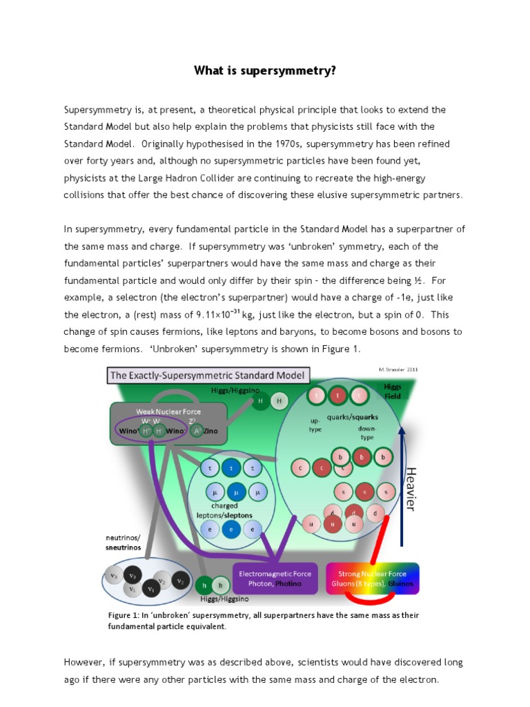 What is Supersymmetry | Elementary Particle | Standard Model