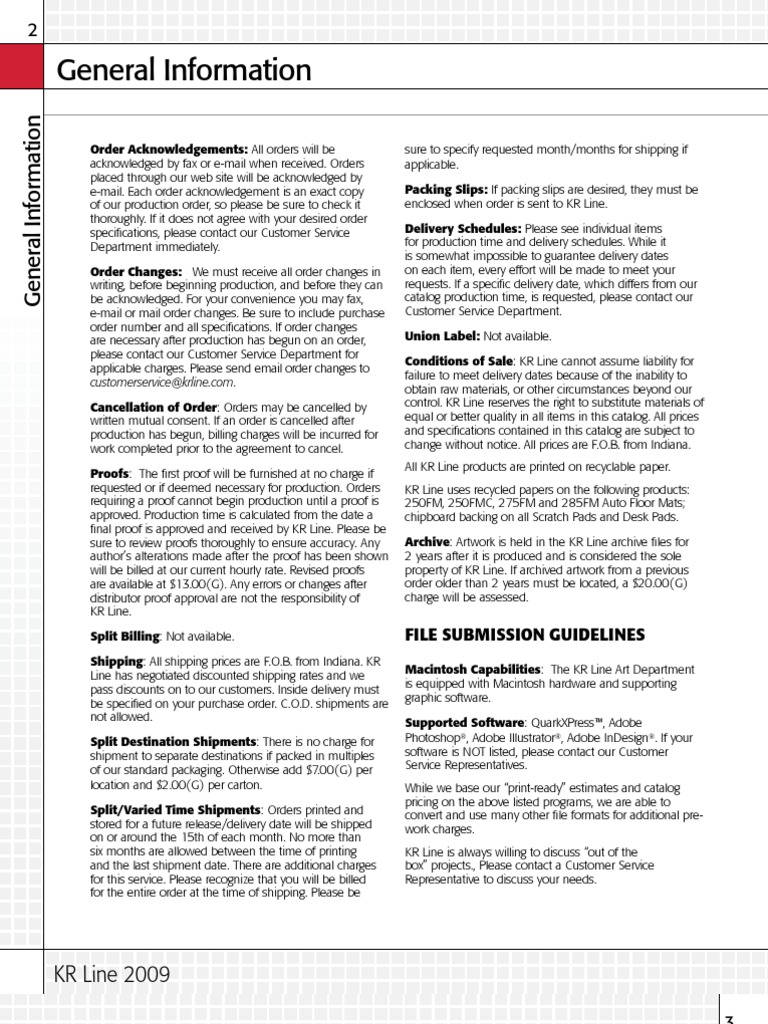 General Information and File Submission Guidelines | PDF | Media ...