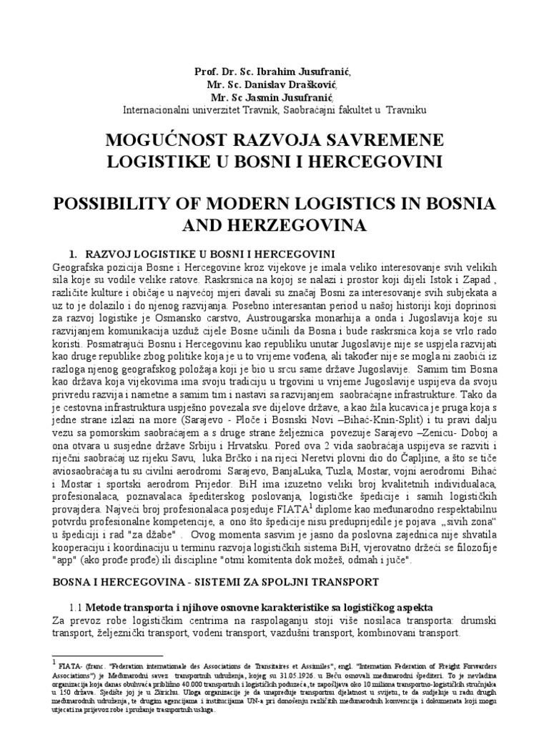 Logistika | PDF
