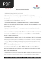 Work, Power and Energy Practice Problems Work and Power Problems | PDF ...