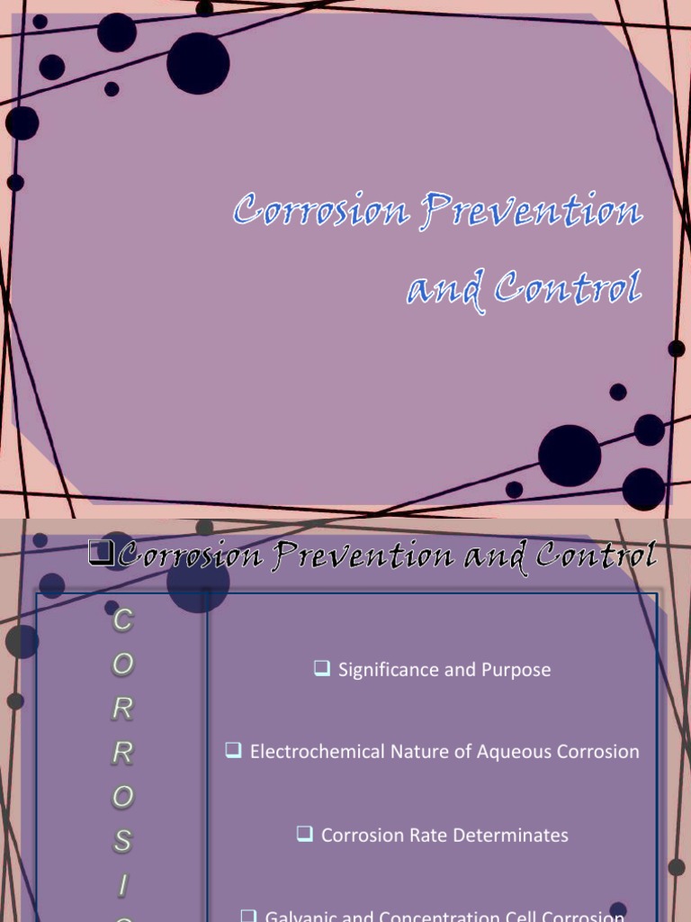 Corrosion Control and Prevention | PDF | Corrosion | Redox