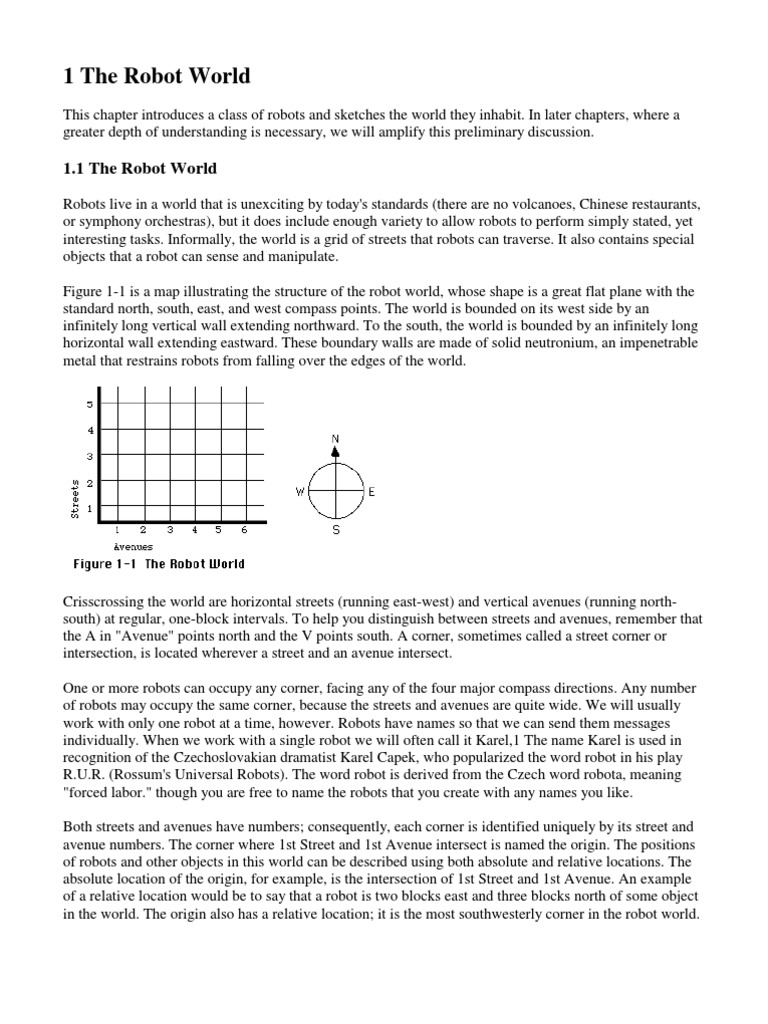 Karel Robot Book Pdf Software Bug Robot