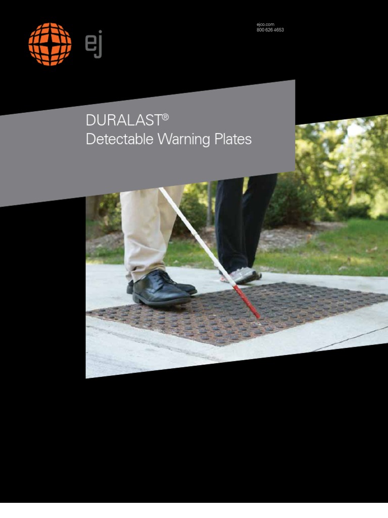 ADA Detectable Warning Plates - EJ | PDF | Wear | Americans With ...