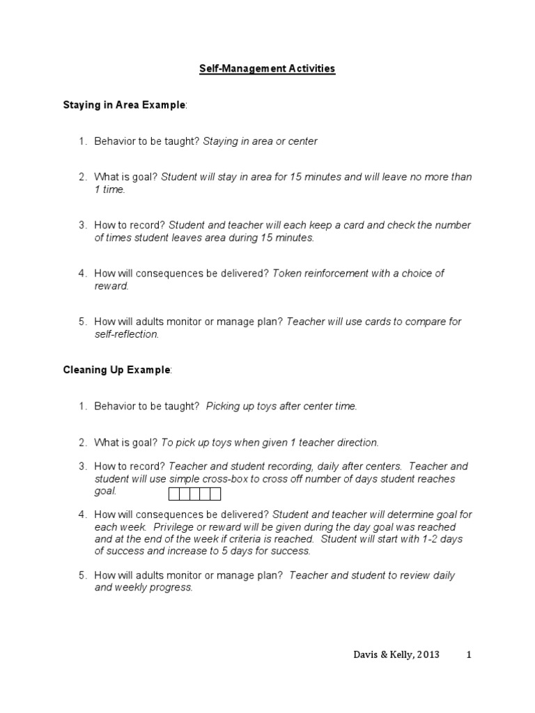 self-management-plan-examples-teachers-educational-psychology
