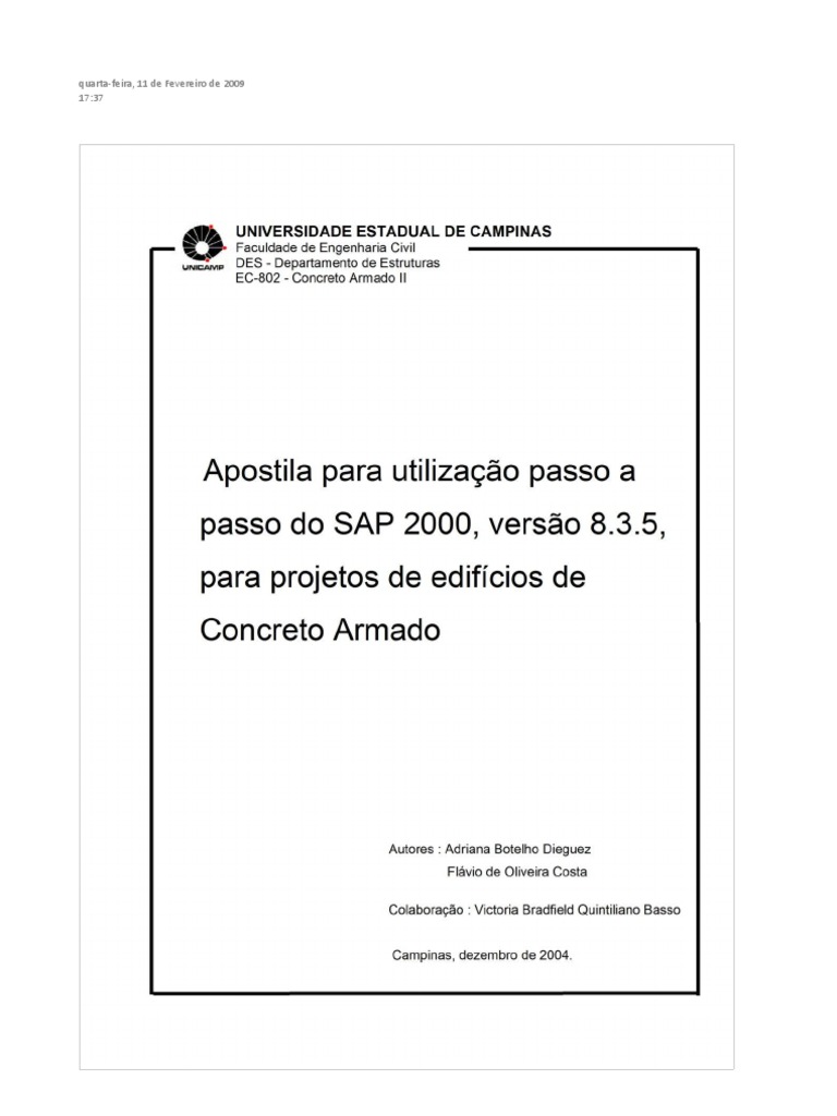 Manual Sap2000 Portugues | PDF | Esportes | Lazer