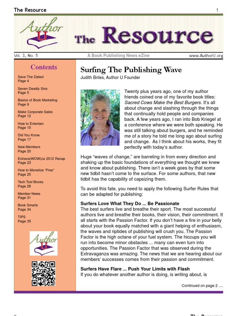 The Resource / Volume 3 Issue 5 | PDF | Sales | Marketing