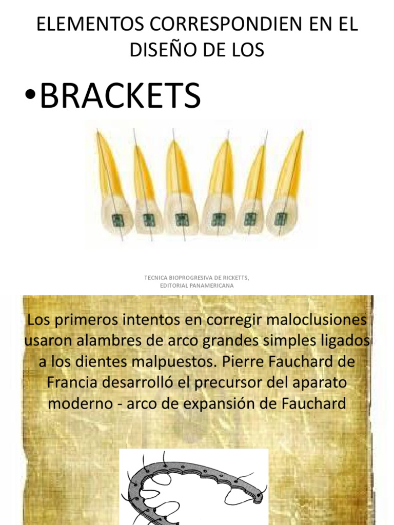 Diseño y evolución de brackets Ricketts | PDF | Salud y bienestar ...