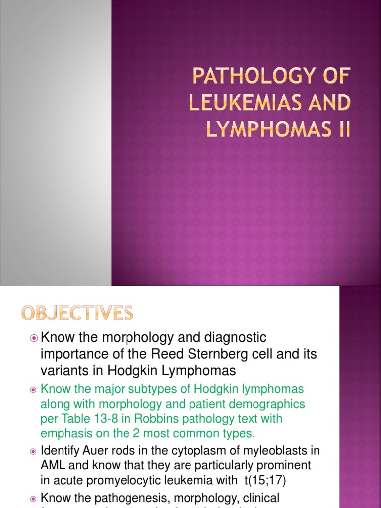 Leukemias & Lymphomas - HY USMLE | PDF | Anatomy | Diseases And Disorders