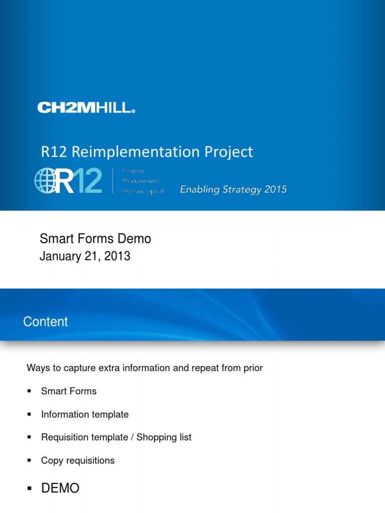 Oracle Iprocurement Smart Form Usage | PDF