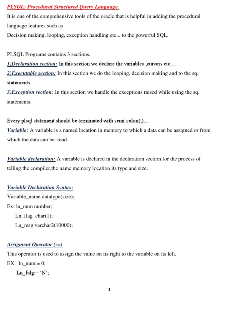 PLSQL Complete Reference | Download Free PDF | Pl/Sql | Areas Of Computer Science