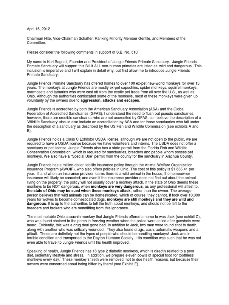 The State of Ohio May Be Sued When These Monkeys Attack, Rather Than ...