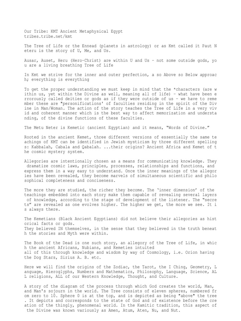 The Tree of Life | PDF