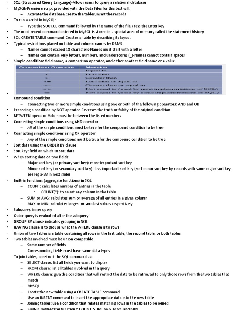 Compound Condition | Download Free PDF | Sql | Database Index