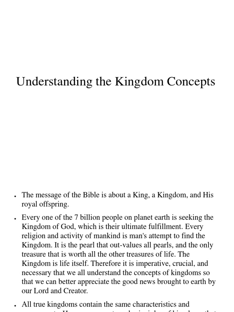 Kingdom Concepts | PDF | Citizenship | Heaven