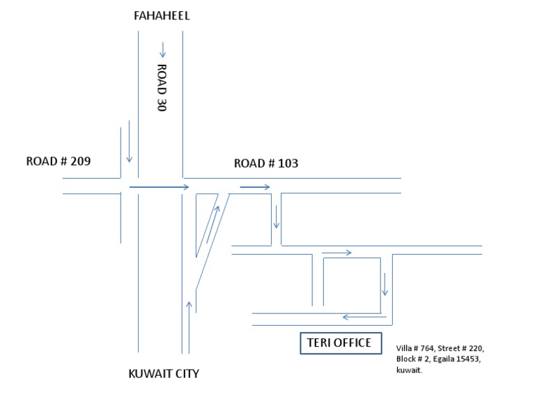 Egaila Office Route Map | PDF