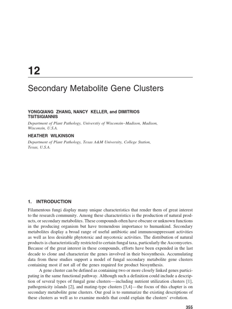 Secondary Metabolite | PDF