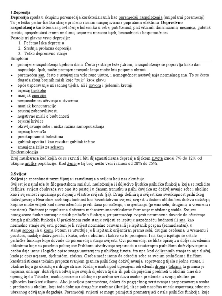 Psihijatrija | PDF