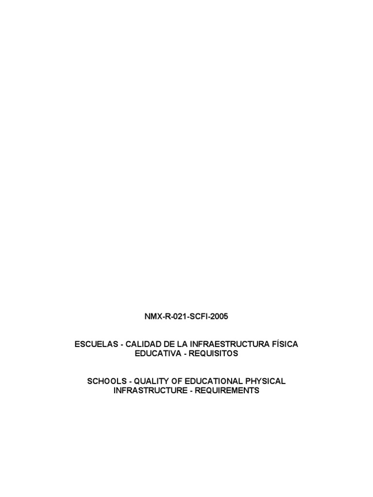 Normas Inifed | PDF
