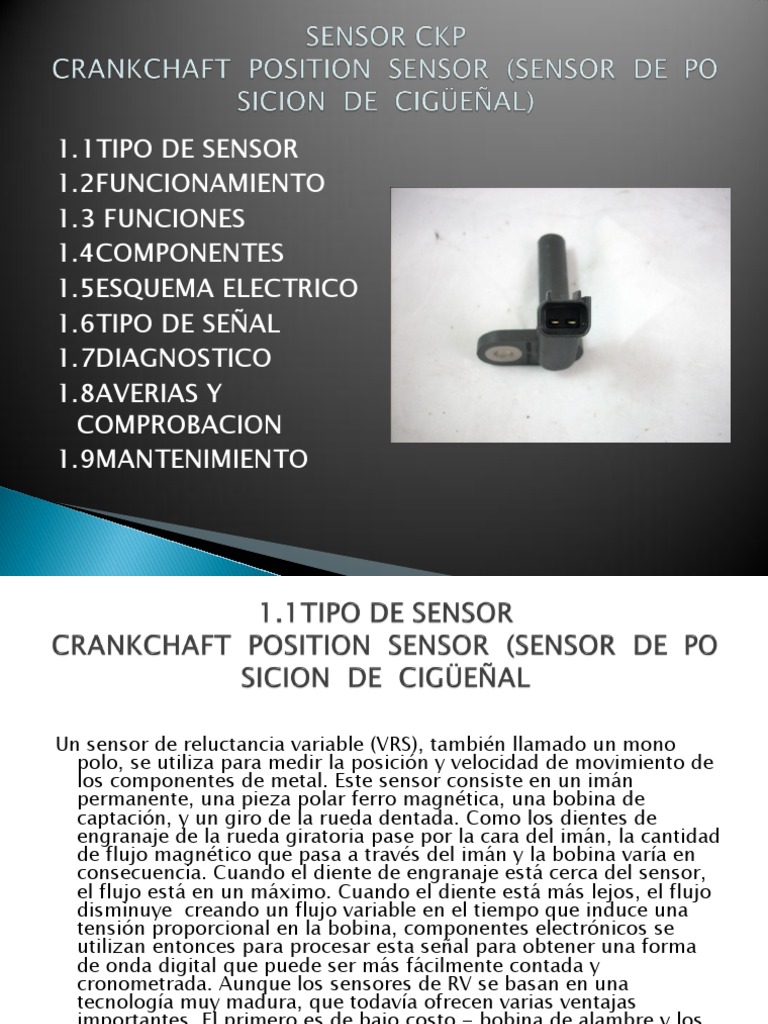 Sensor CKP | PDF | Inductor | Sensor