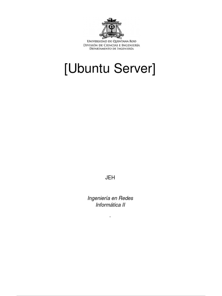 Guía de Instalación de Ubuntu Server | PDF | Sistema operativo ...
