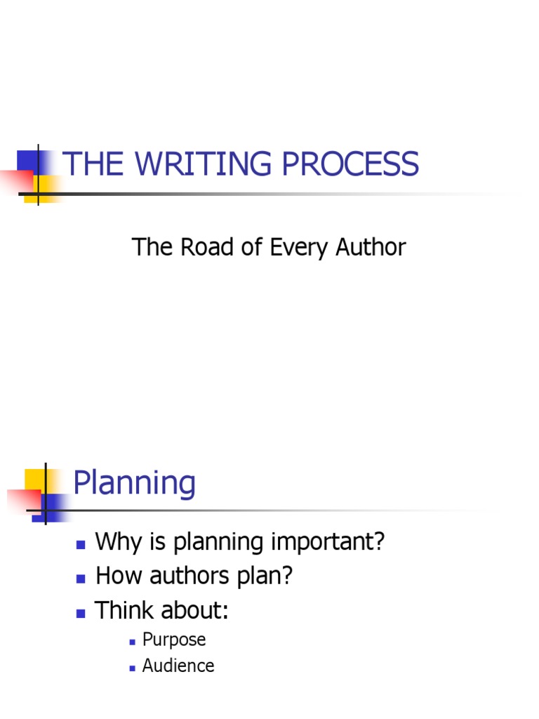 The Writing Process: The Road of Every Author | PDF