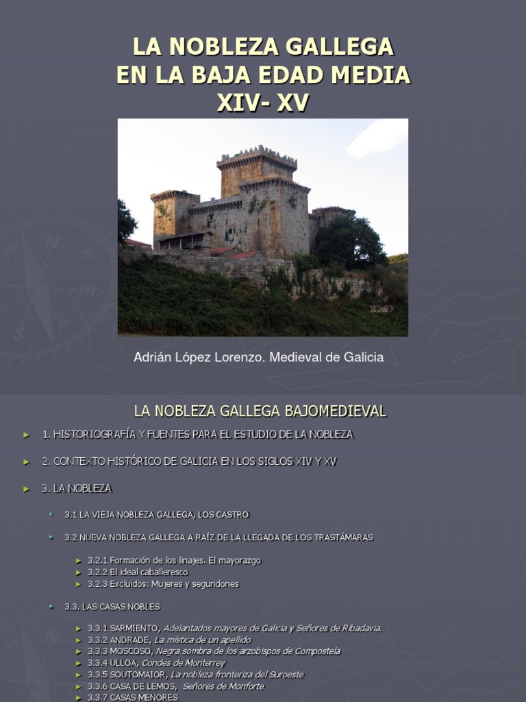 Nobleza Gallega en la Baja Edad Media | PDF | Nobleza | Edades medias