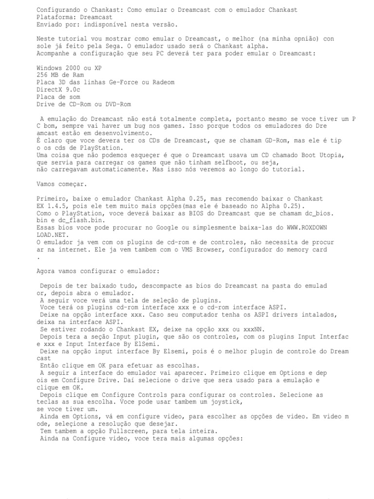 Chankast Alpha 025 | PDF | Emulador | Videogames