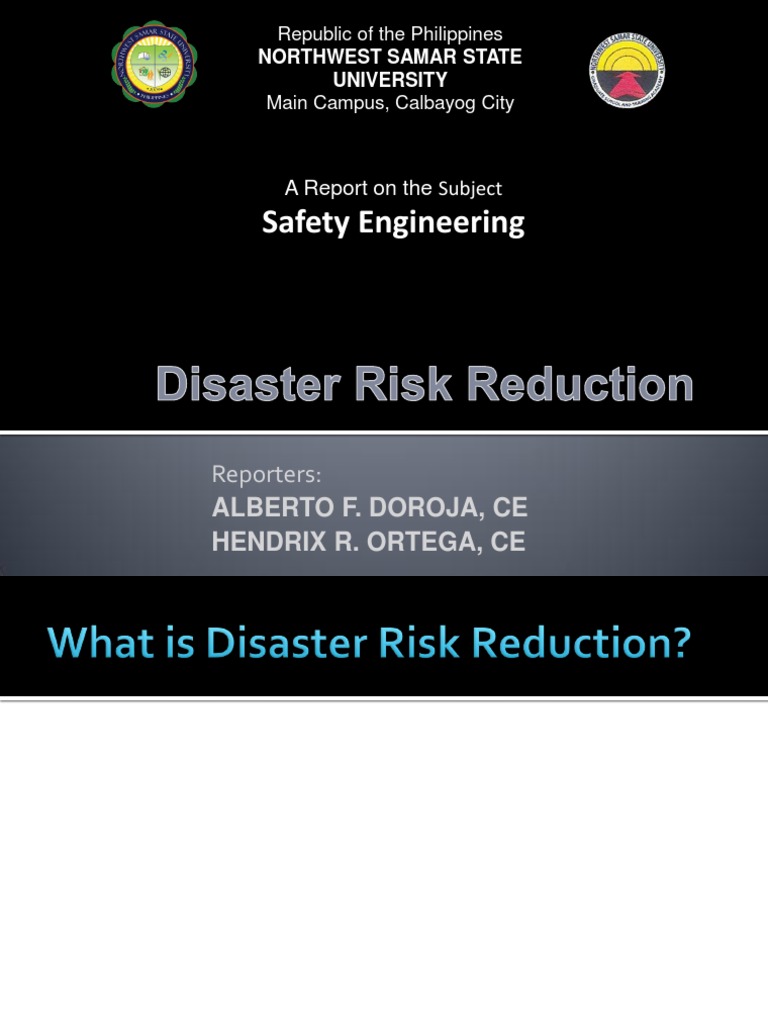 Disaster Risk Reduction | PDF | Risk Management | Emergency Management