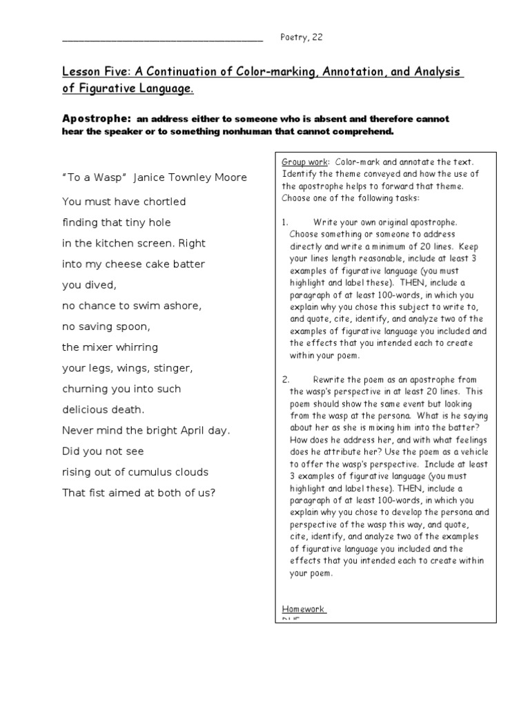 Figurative Language | PDF | Poetry