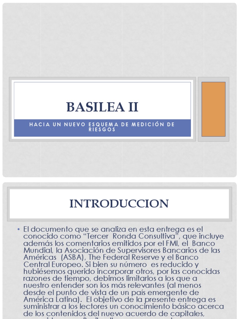 Basilea II | PDF | Basilea Ii | Bancos