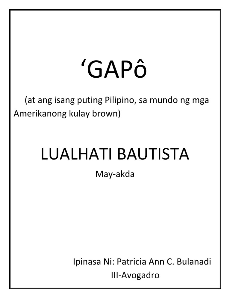 GAPô | PDF