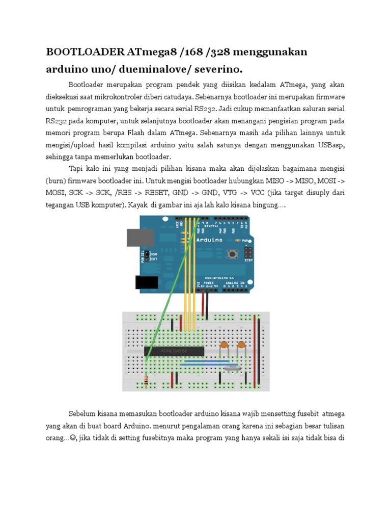 BOOTLOADER ATmega Dengan Arduino | PDF