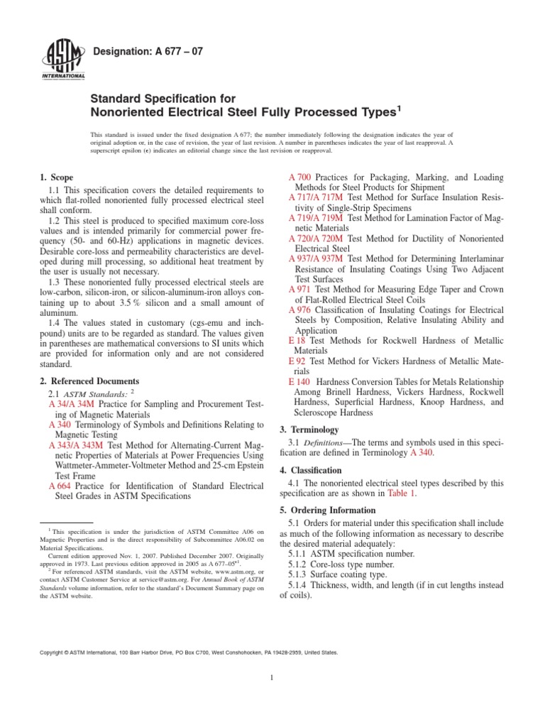 A667 | PDF | Hardness | Steel