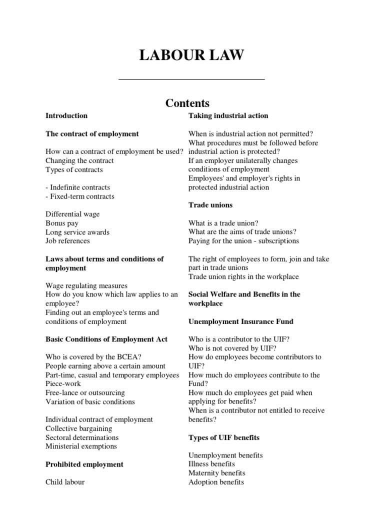 LABOUR LAW | Overtime | Working Time