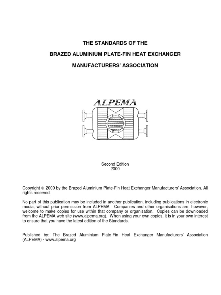 Alpema Guide Heat Exchangers | PDF