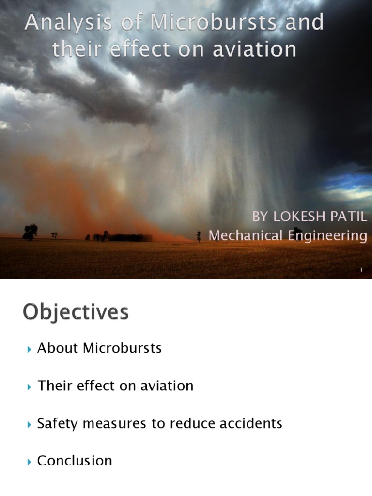 Microbursts: Aviation Risks and Safety | PDF | Wound | Airplane